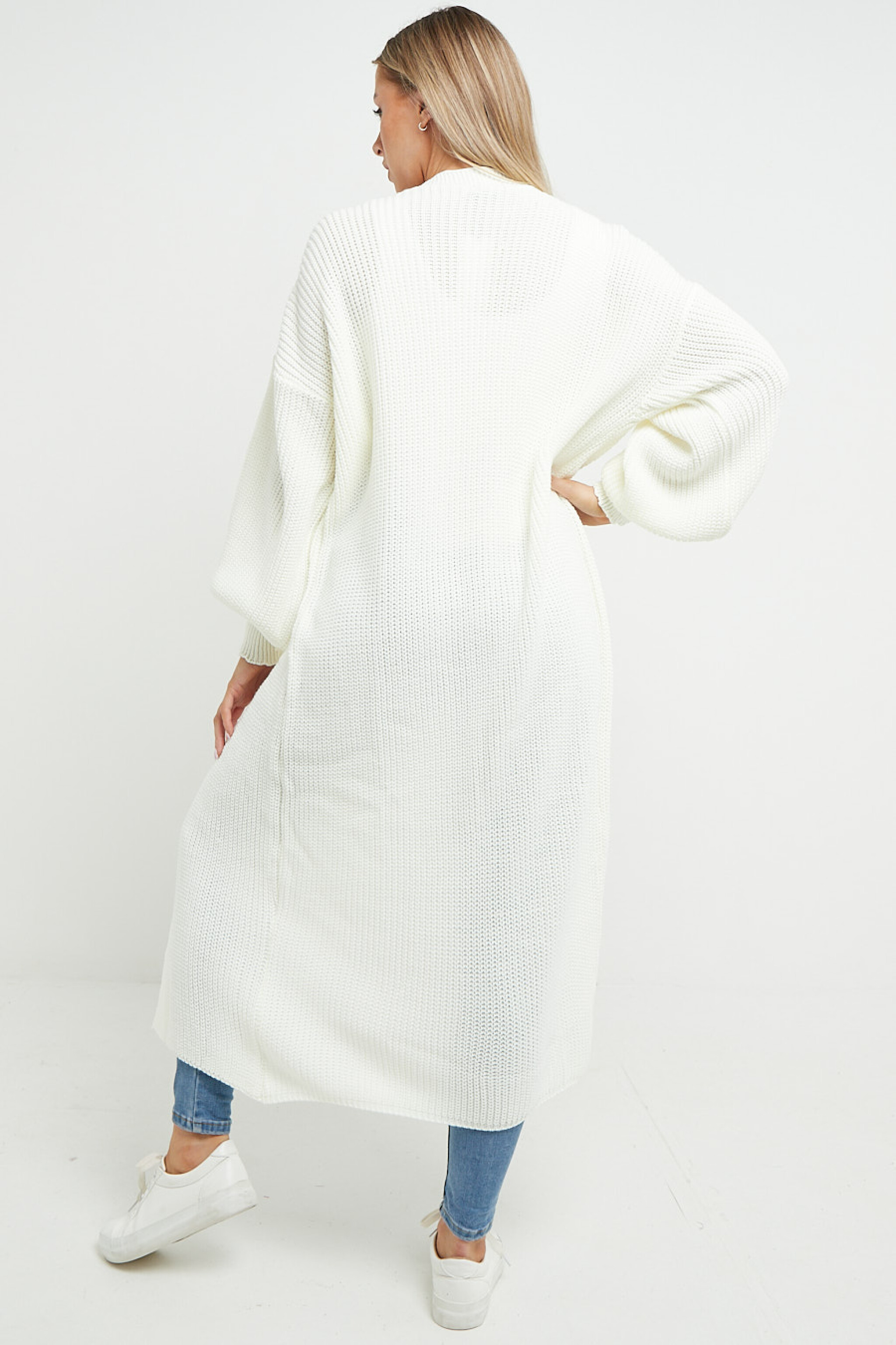 EMMAMORGAN Balloon Sleeve Maxi Cardigan